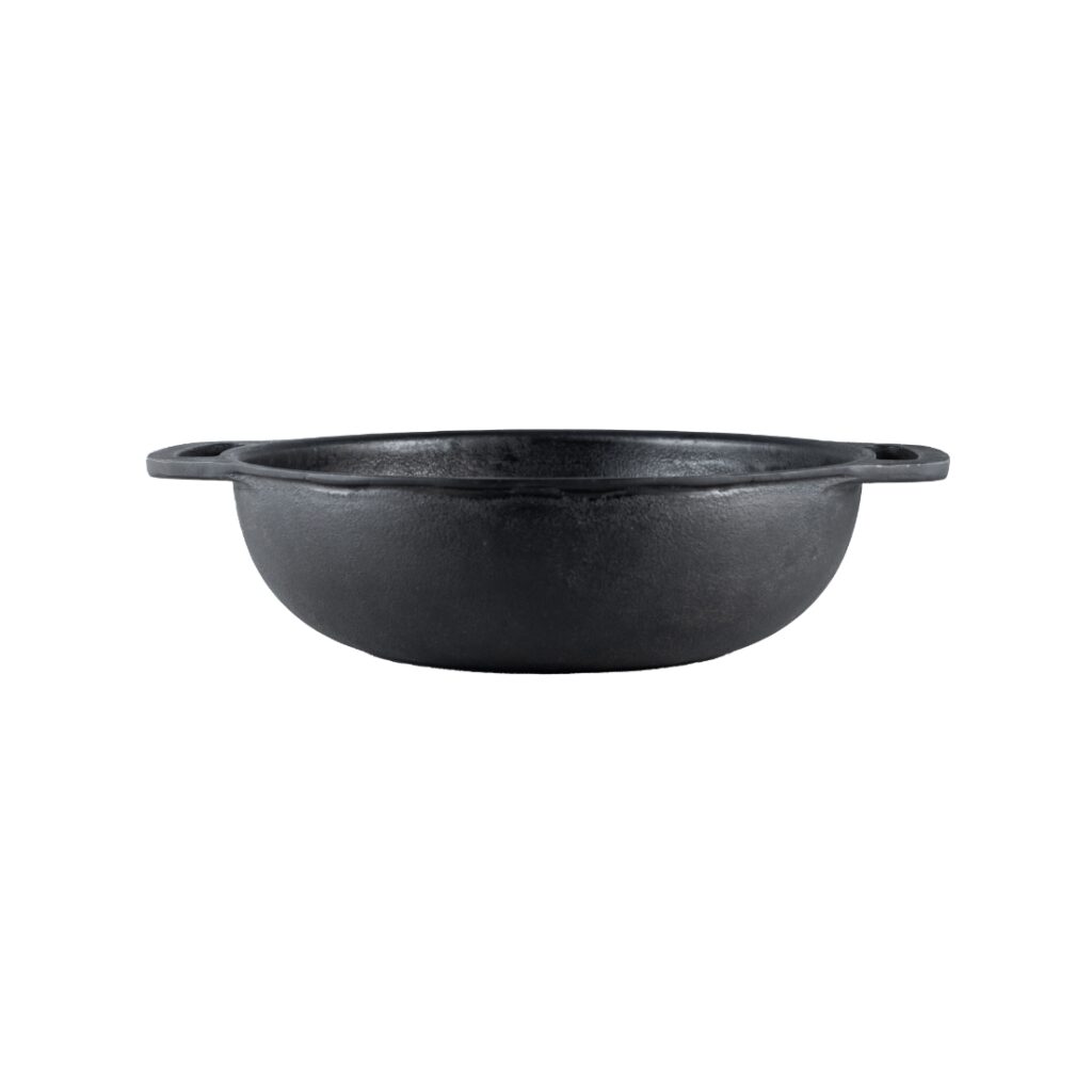 Bhagya Cast Iron Kadai, Premium Deep kadai/Lodha Kadhai; Pre-Seasoned ...